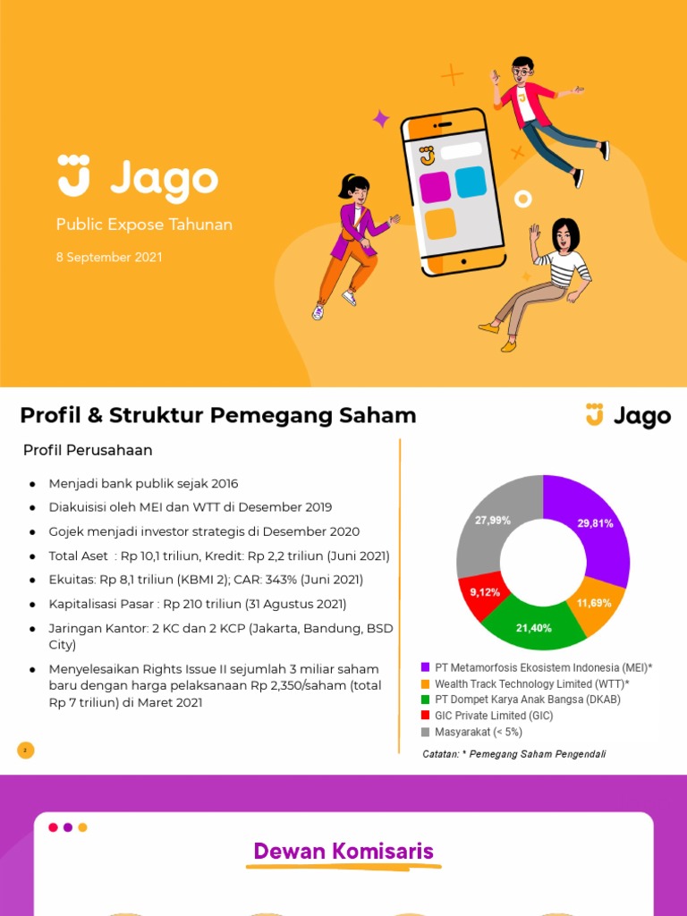 Materi Public Expose PT Bank Jago TBK | PDF