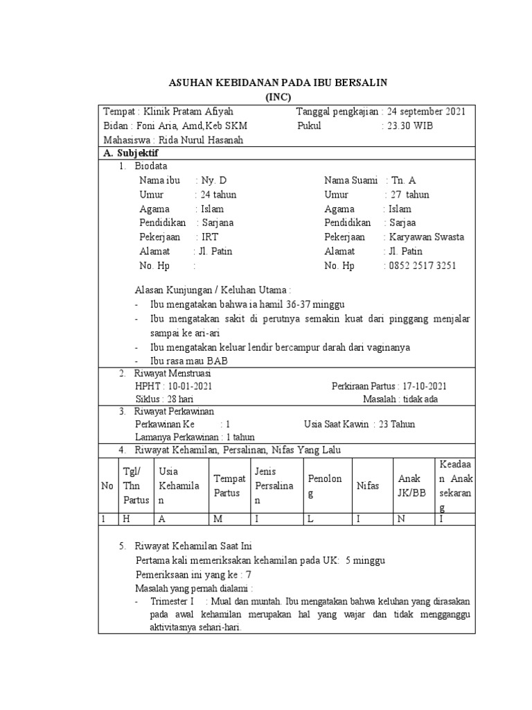 Laporan Kasus Rida PK2 | PDF | Kesehatan Holistik