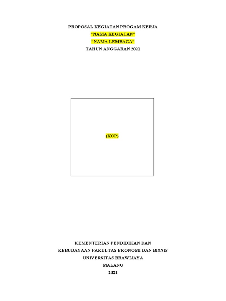 Format Proposal | PDF