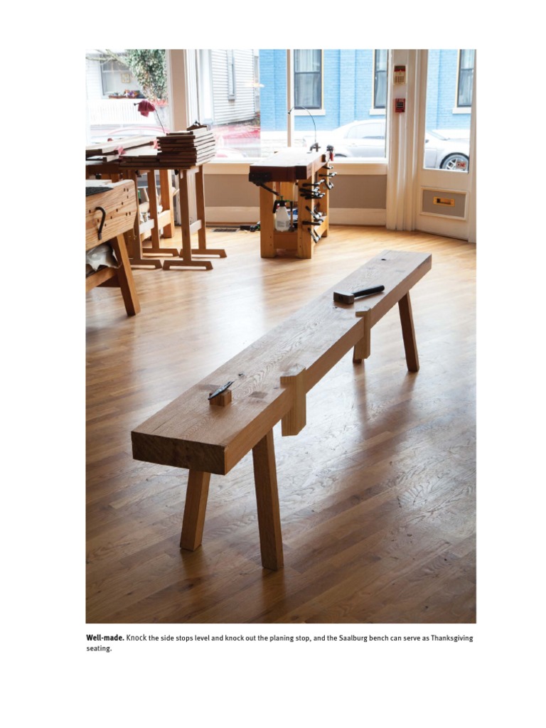 Saalburg Workbench | PDF | Woodworking | Wood