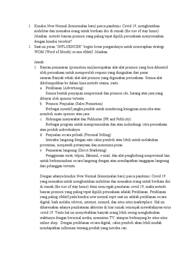 Sem 7 Diskusi 6 Pemasaraan Strategik | PDF | Karier & Perkembangan | Bisnis