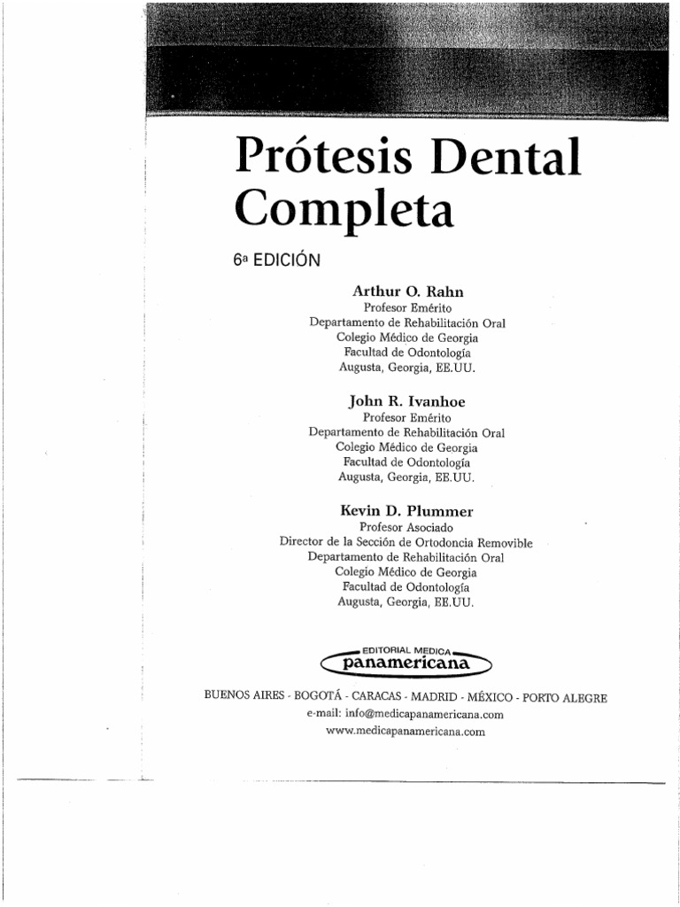 Protesis Dental Completa | PDF