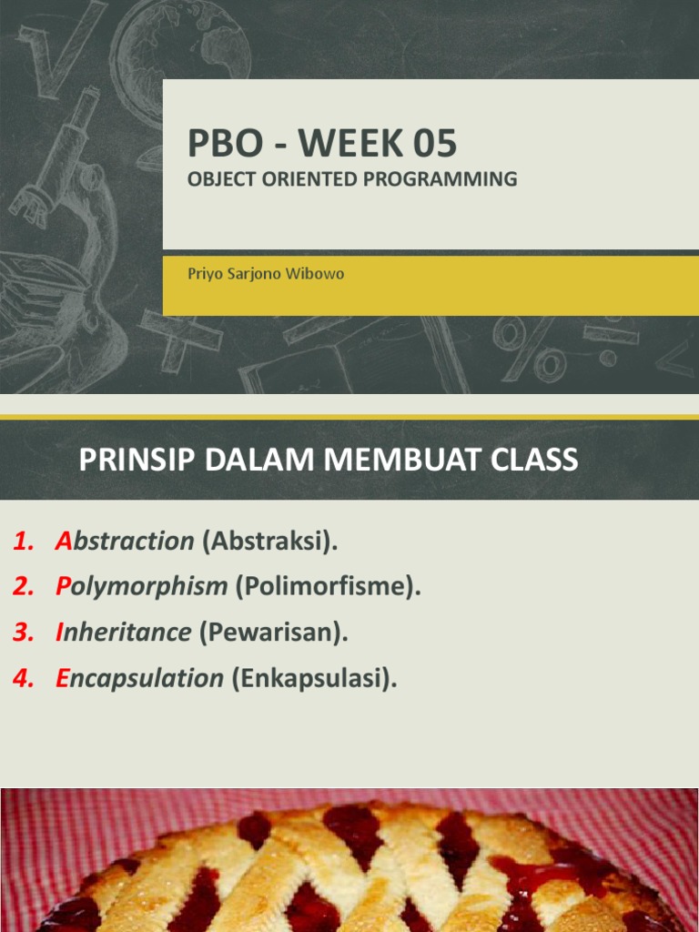 PBO Week 04 OOP Karakteristik | PDF