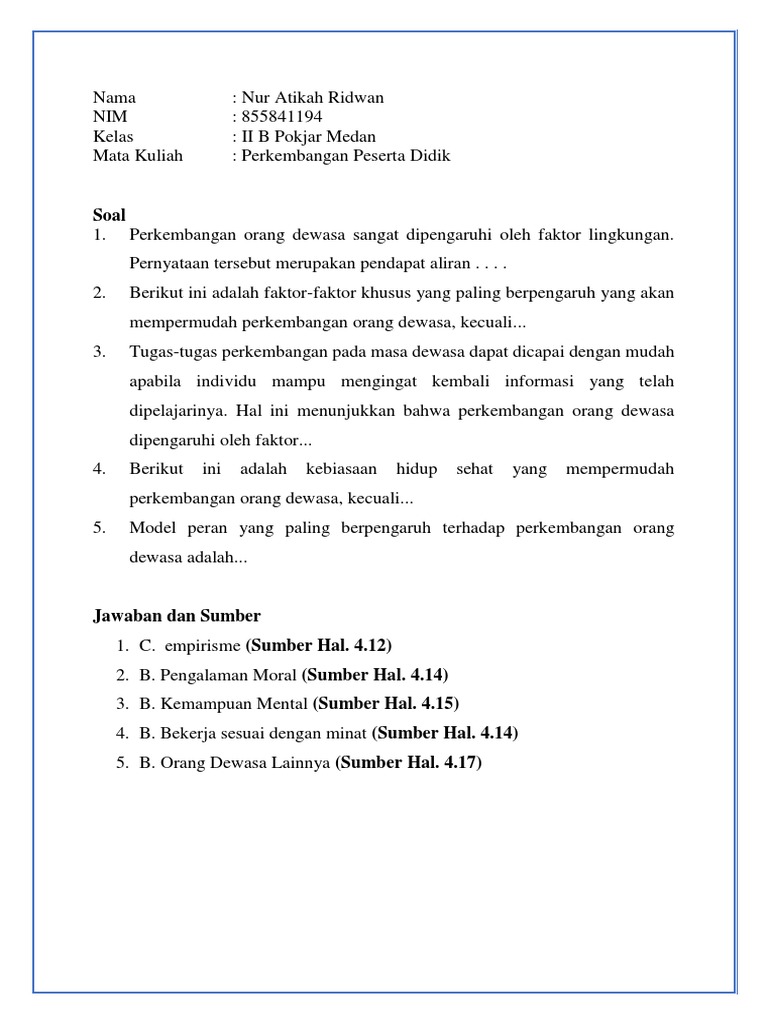 Modul 3 Nur Atikah Ridwan | PDF