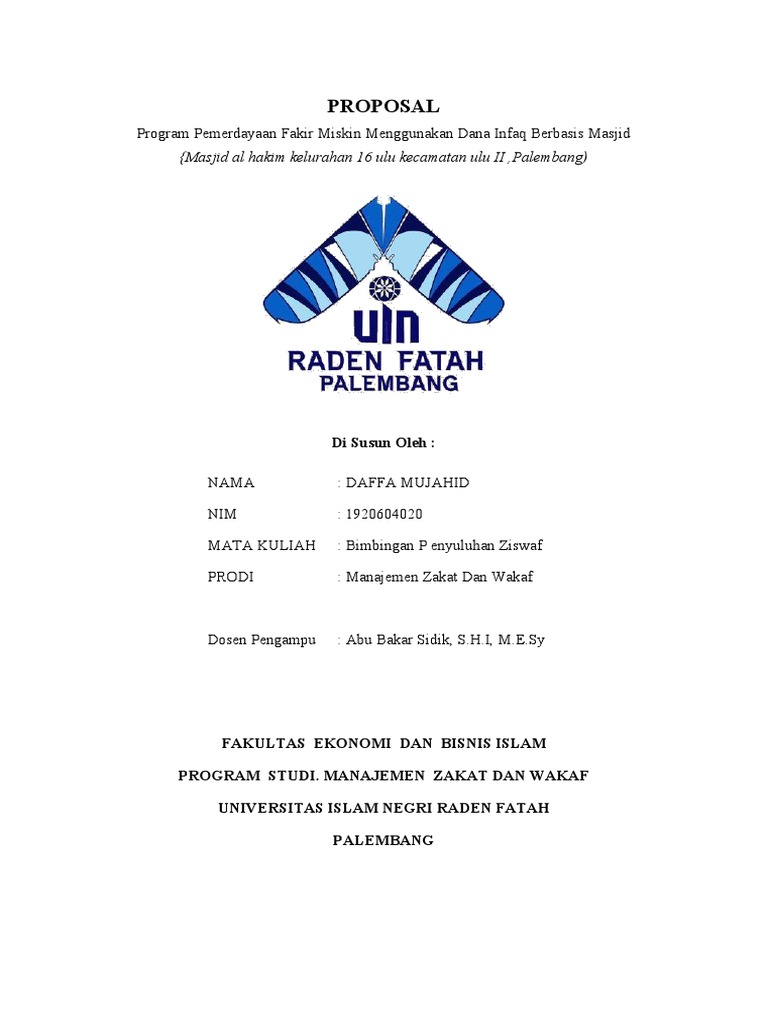 Proposal Daffa Mujahid | PDF