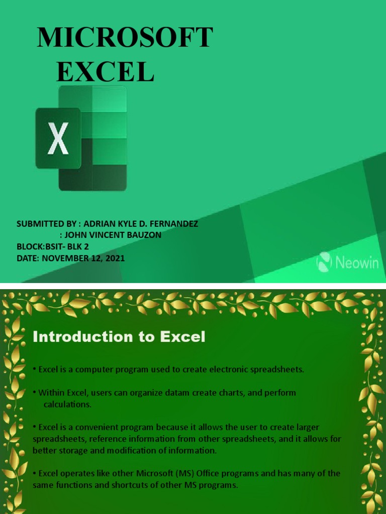Course Outcome Assesment No.1 | PDF | Microsoft Excel | Spreadsheet