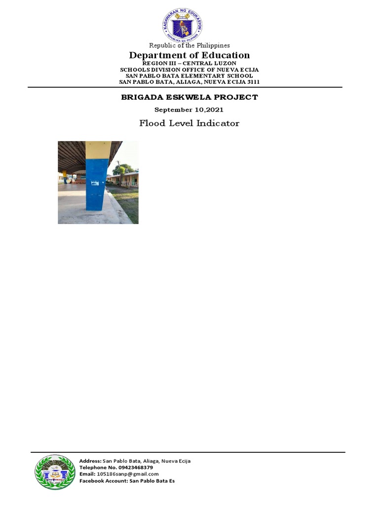 Brigada Eskwela Project 2021-2022 | PDF