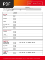 Fim Item Scoring | PDF | Wheelchair | Clothing