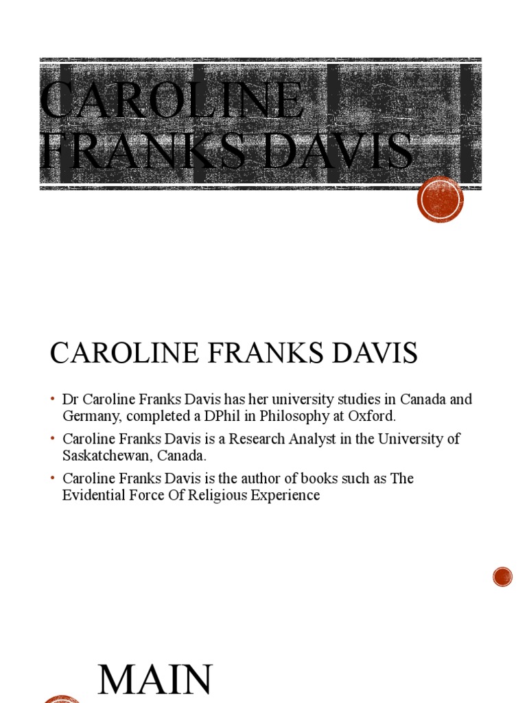Caroline Franks Davis | PDF | Religious Experience | Experience