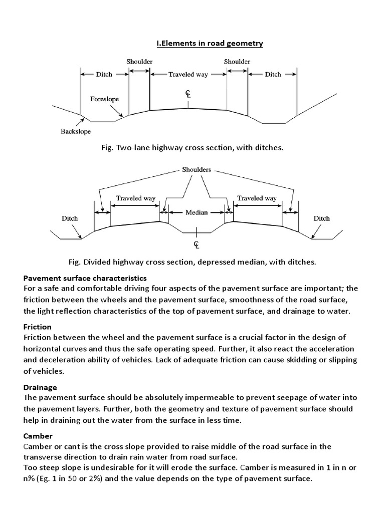 Road Geometry and Transition Curves | PDF | Road | Road Surface