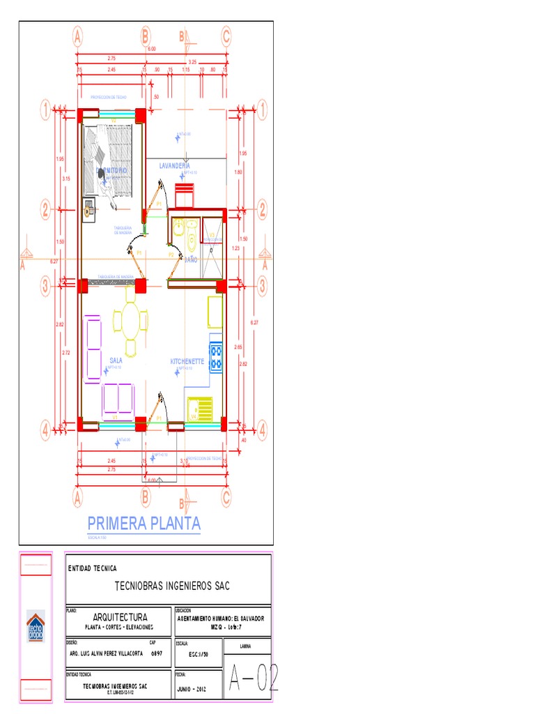 Plano Techo Propio | PDF