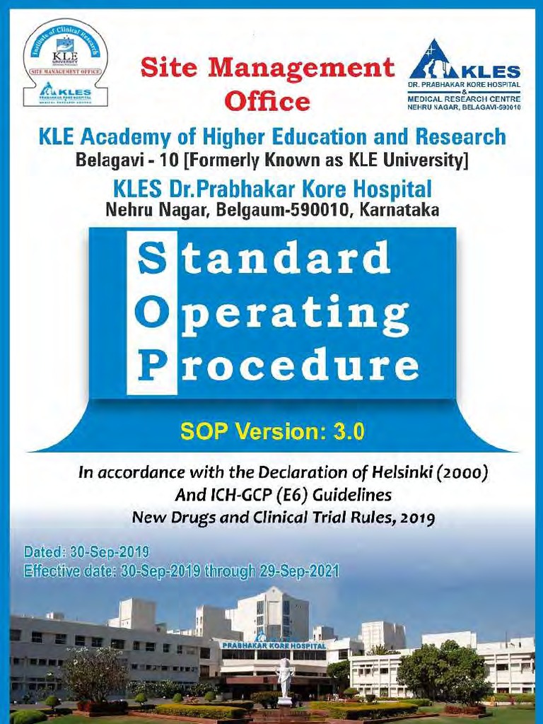 Cliniox Site Management SOP | PDF | Clinical Trial | Informed Consent