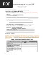CMR Compliance Monitoring Report New Format | PDF | Environmental ...