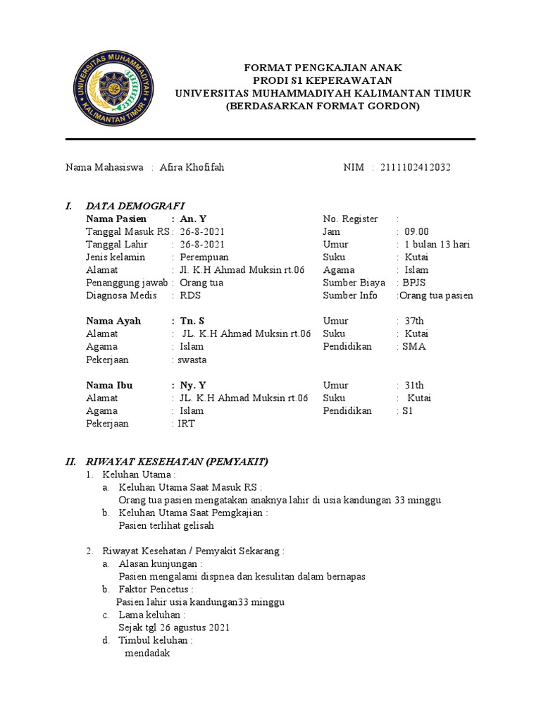 ASKEP RDS Afira | PDF