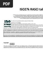 ISO 27001 RASCI Matrix Overview | PDF | Information Security | Access ...