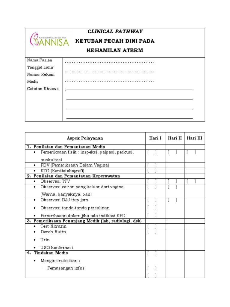 Clinical Pathways KPD | PDF