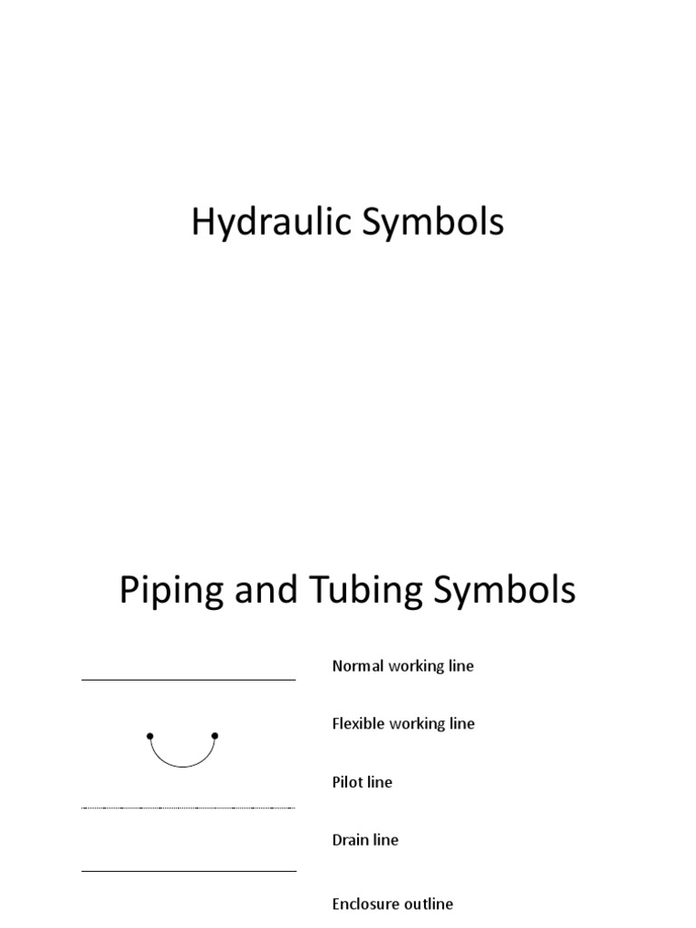 Level 1 Mechatronics Support Hydraulic Symbols | PDF | Valve | Pump