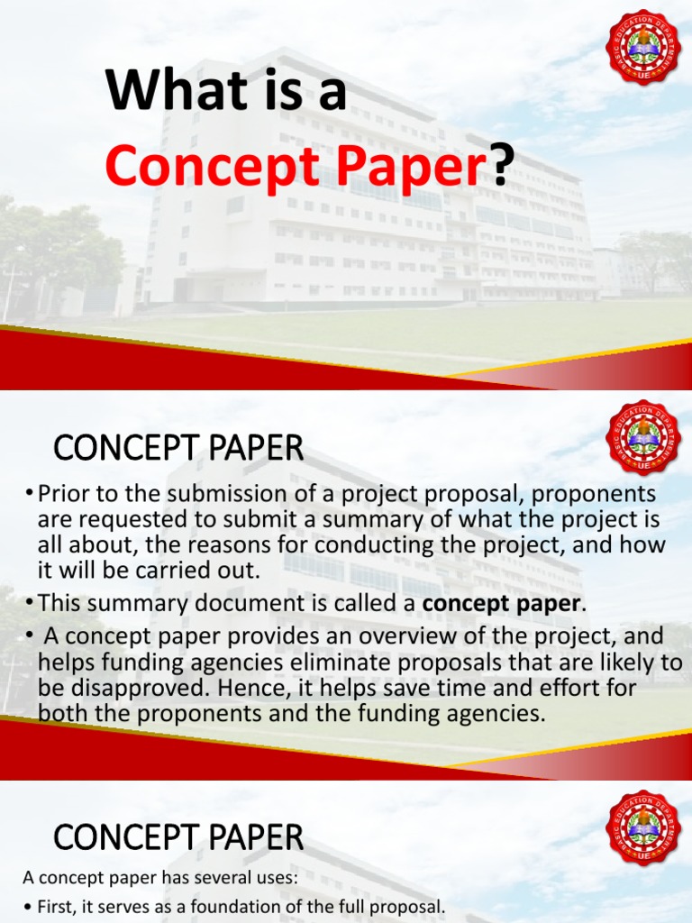 Concept Paper | PDF | Concept | Theory
