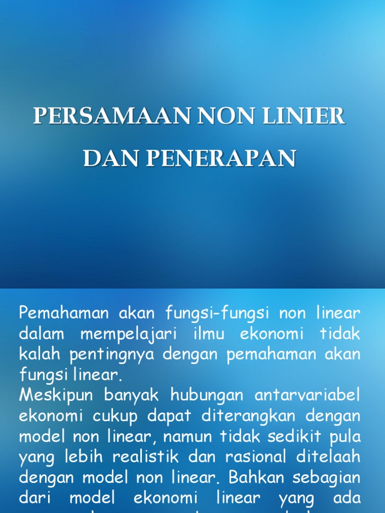 GRAFIK Non Linear | PDF