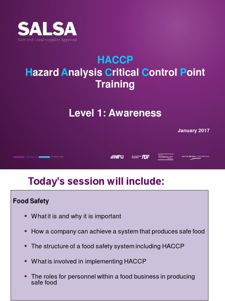 HACCP Awareness | PDF | Hazard Analysis And Critical Control Points ...