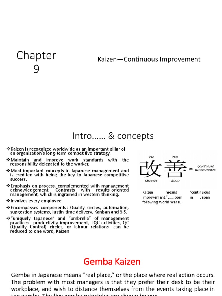 Kaizen-Continuous Improvement | PDF | Lean Manufacturing | Audit