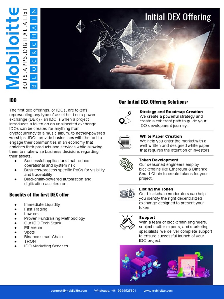 Initial Dex Offering - Mobiloitte | PDF | Economies | Business