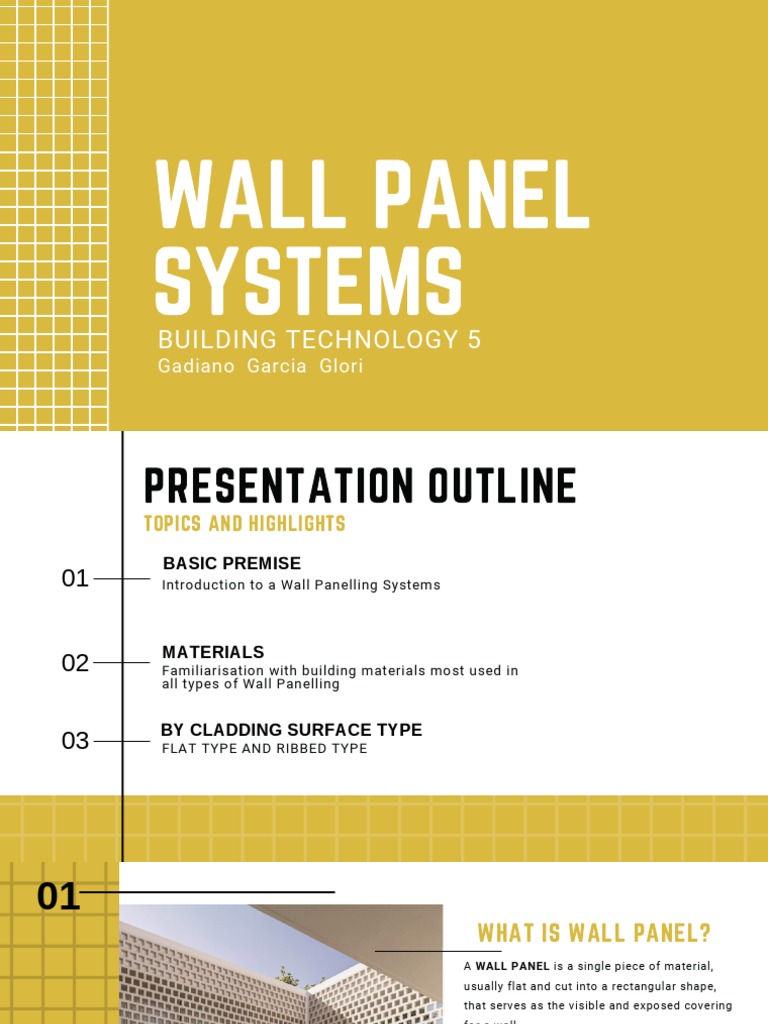 Wall Panel Systems: Building Technology 5 | PDF | Tile | Wall