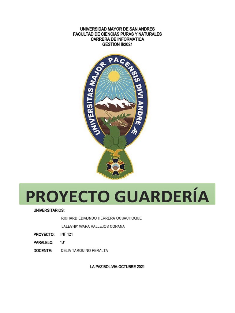 Proyecto Guarderia | PDF | Educación de la primera infancia | Cuidado ...