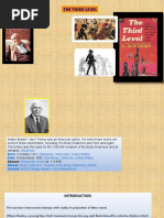 Character Sketch of Charley in The Third Level | PDF