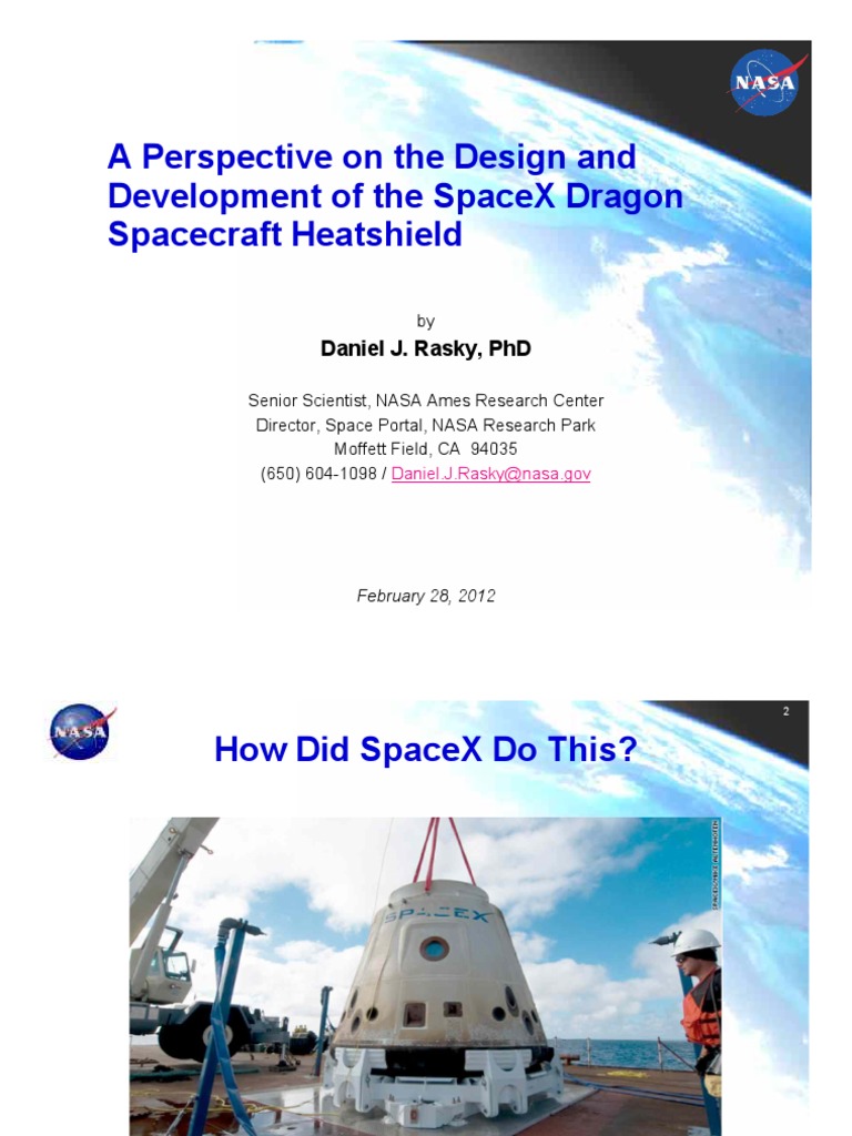 A Perspective On The Design and Development of The SpaceX Dragon | PDF ...