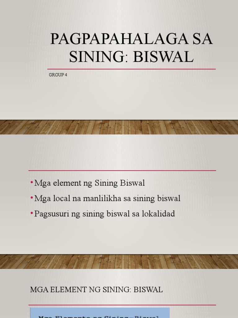 Pagpapahalaga Sa Sining BISWAL | PDF | Fashion Design | Fashion