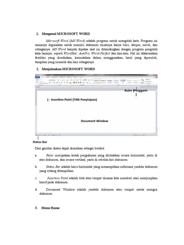 Mengenal Microsoft Word | PDF
