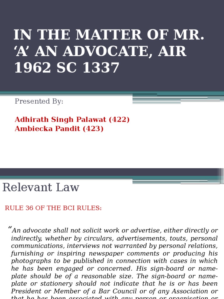 PPTX | PDF | Advocate | Lawyer
