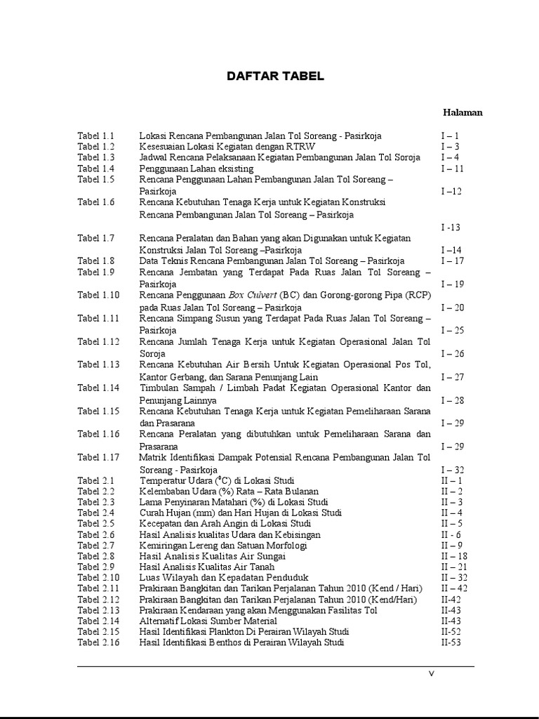 Final - Daf - Tabel-Gamb | PDF