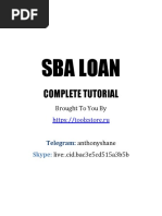 Sba Loan Updated Method | PDF | Banks | Business