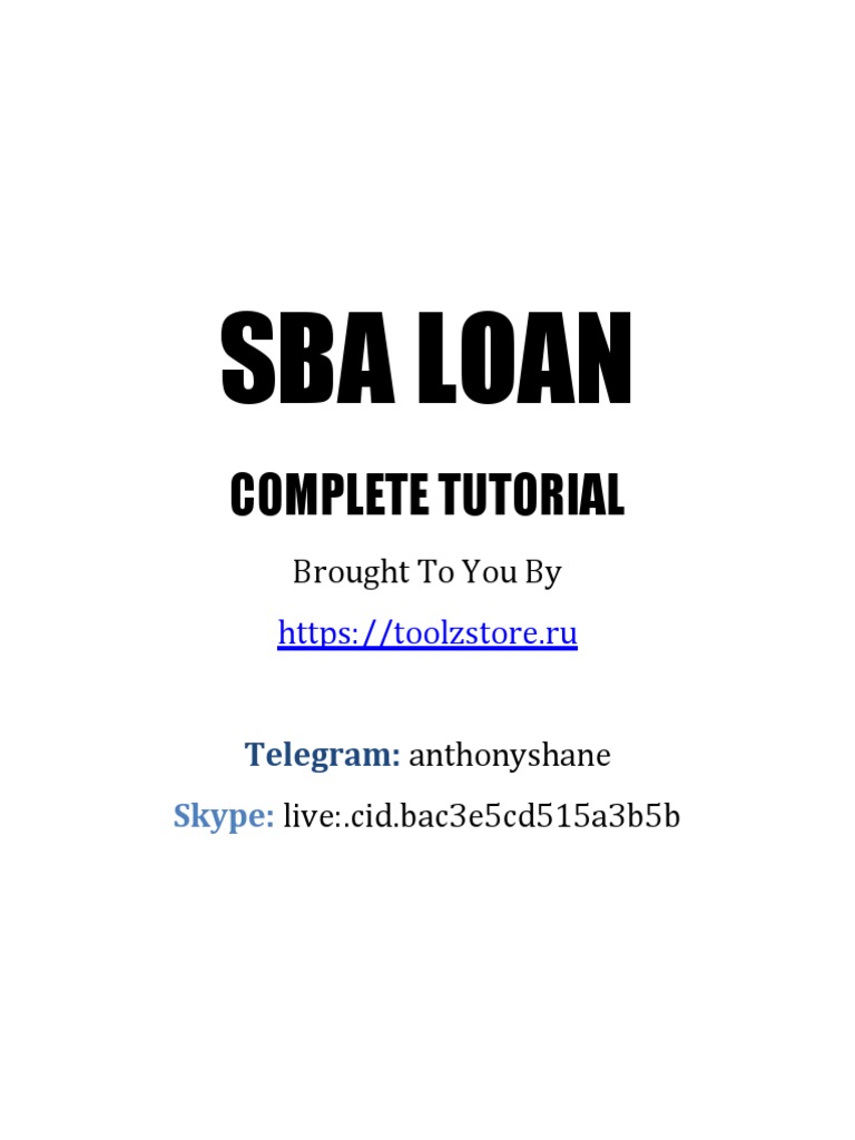 Latest Sba Method Step by Step March 2021 | PDF