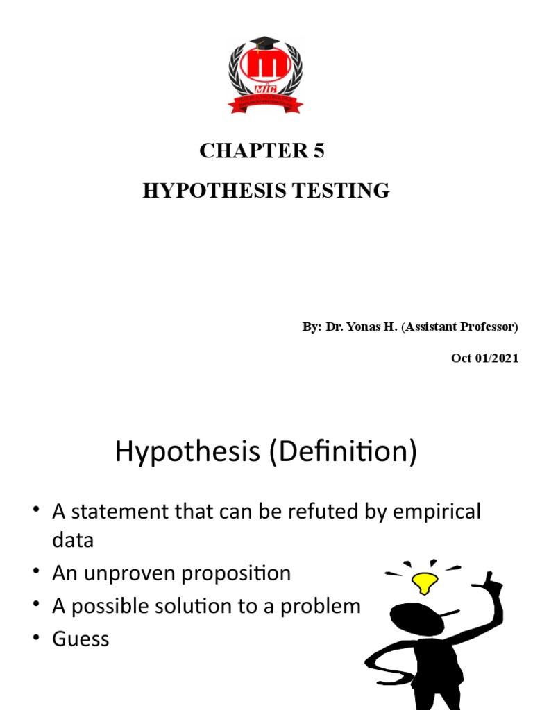 Chapter 5 Hypothesis Testing | PDF | Correlation And Dependence | Chi ...