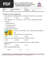 Soal UAS PAI Kelas 2 SD Semester 1 (Ganjil) Dan Kunci Jawaban | PDF