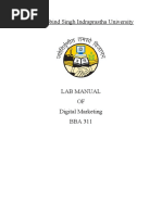 Final Project Report On Digital Marketing | PDF | Search Engine ...