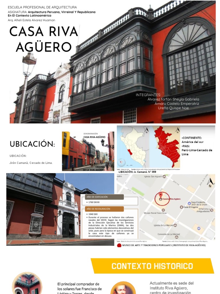 Casa Riva Agüero | PDF