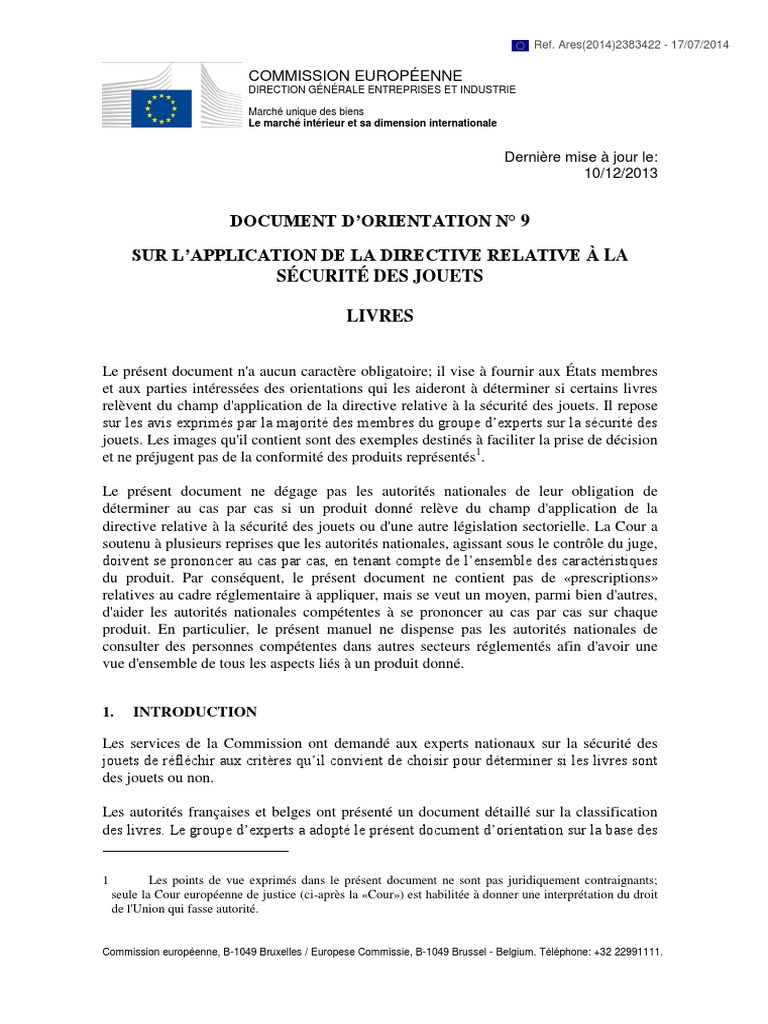 009-guidance-document-books-fr-pdf-directive-union-europ-enne