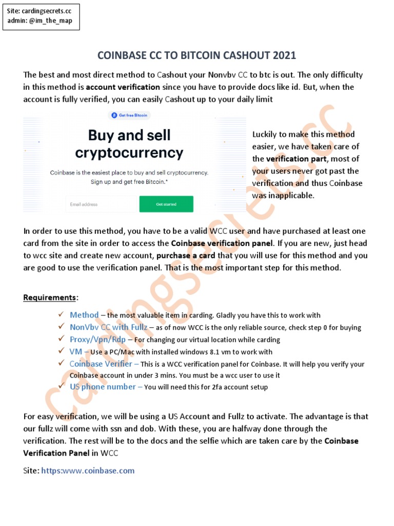 Coinbase Method | Download Free PDF | Cryptocurrency | Bitcoin