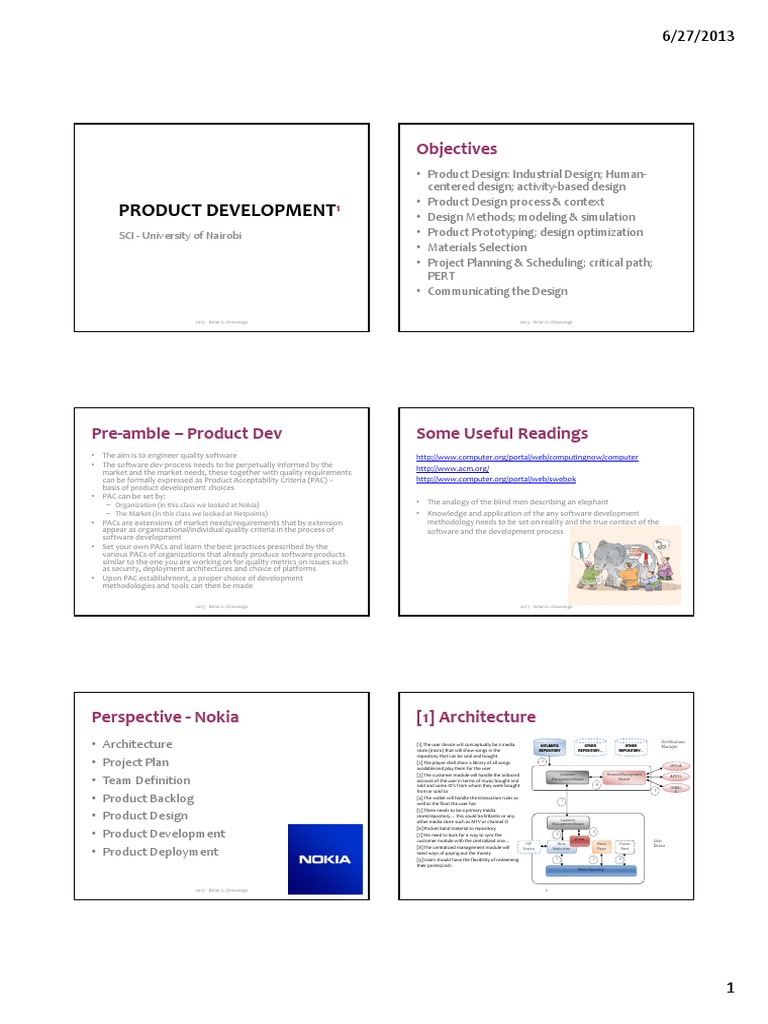 Product Development (Class Slides) | PDF | Design | Hypertext Transfer ...