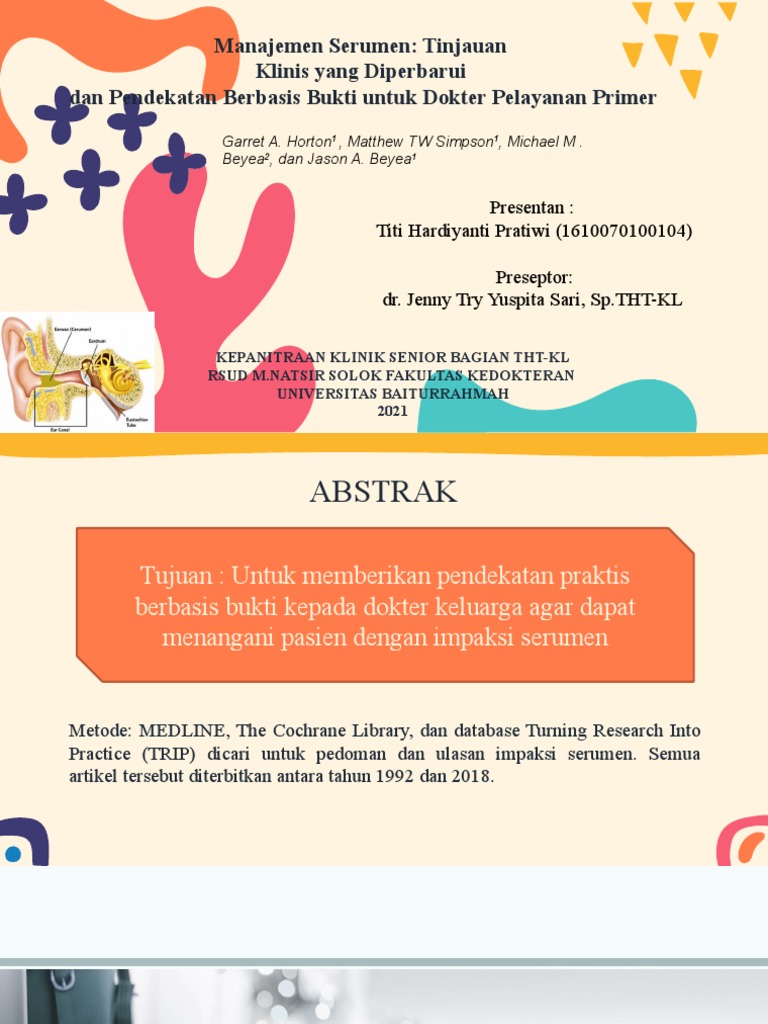 Cerumen Impact | PDF