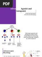 Adrenergic Receptor Chart | PDF | Norepinephrine | Pharmacology