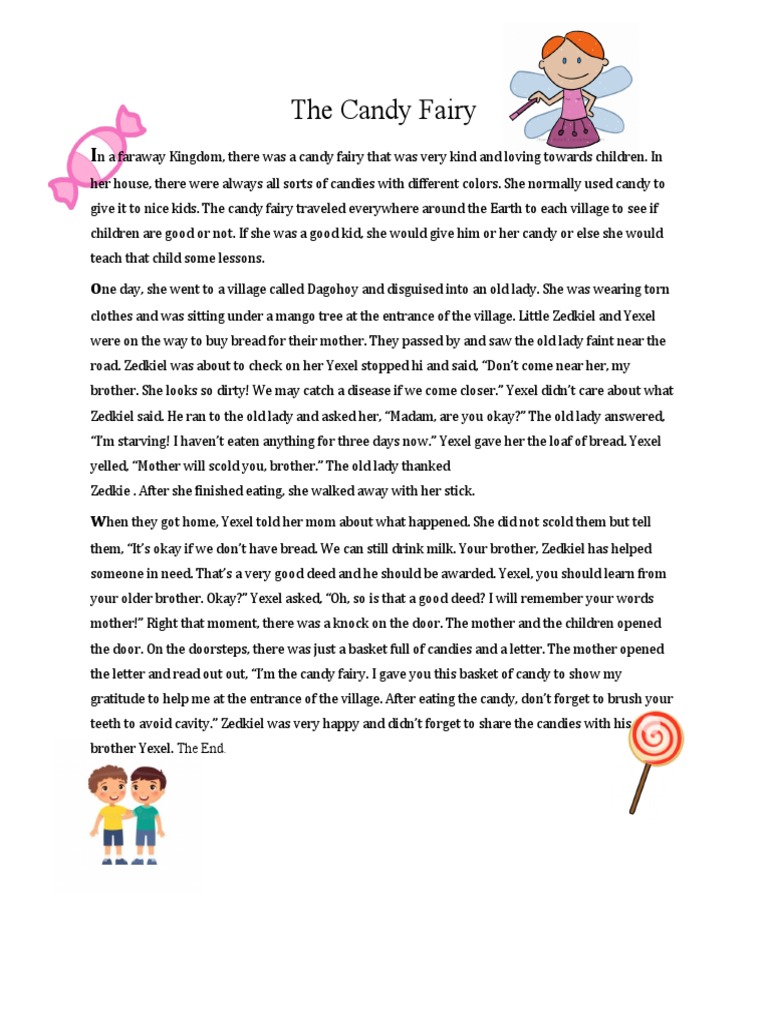 The Kindness of the Candy Fairy | PDF