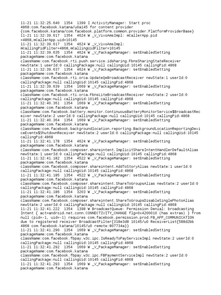 Log | PDF | System Software | Data Management
