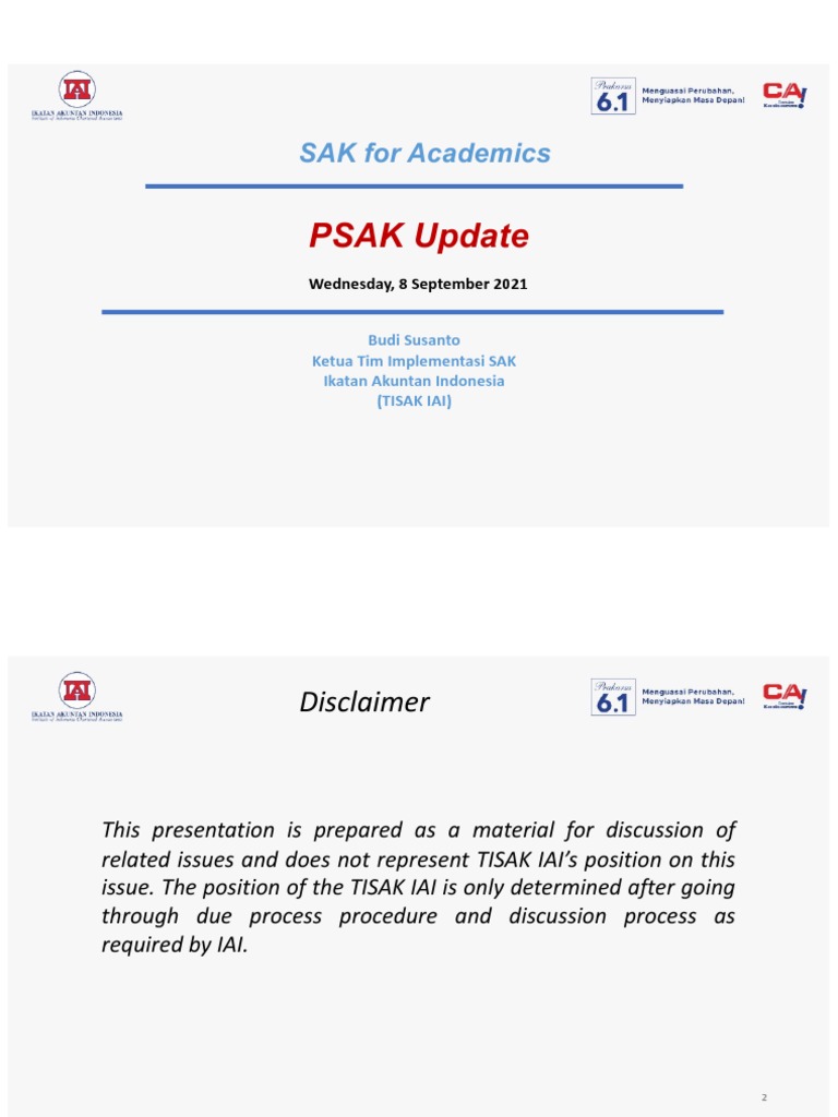 PSAK Update 08 Sept | PDF | Insurance | International Financial ...