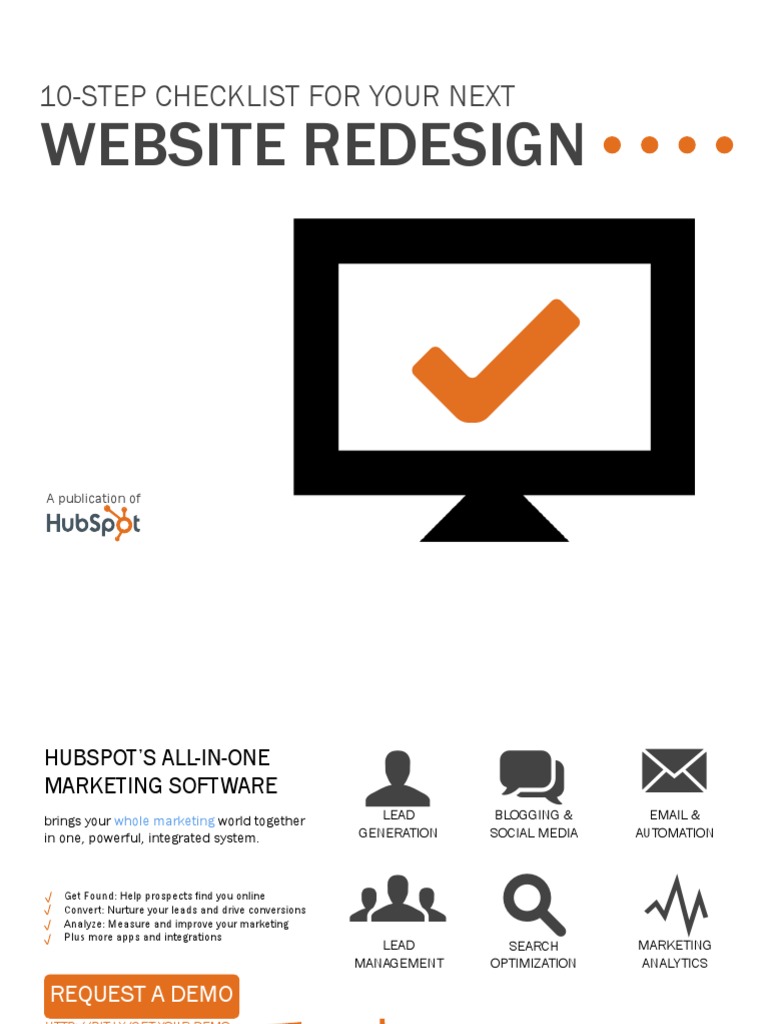 10 Step Checklist Website Redesign | PDF | Search Engine Optimization ...