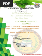 Narrative Report On Slac | PDF | Reading Comprehension | Facilitator